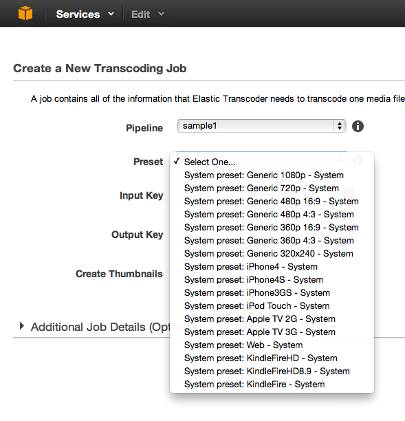 Amazon Elastic Transcoder メディア変換サービス来た！ Developersio