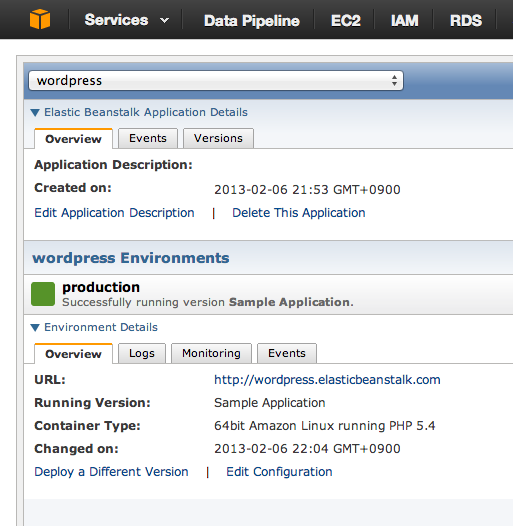 AWS Elastic BeanstalkでWordPressを始める | DevelopersIO