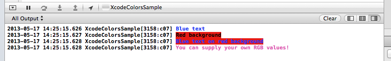 Xcodeのコンソール出力に色をつけて見やすくしよう〜XcodeColorsとCocoaLumberjack〜 | DevelopersIO