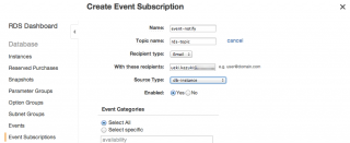 【AWS】RDS入門／イベントをメールで通知してみよう | DevelopersIO