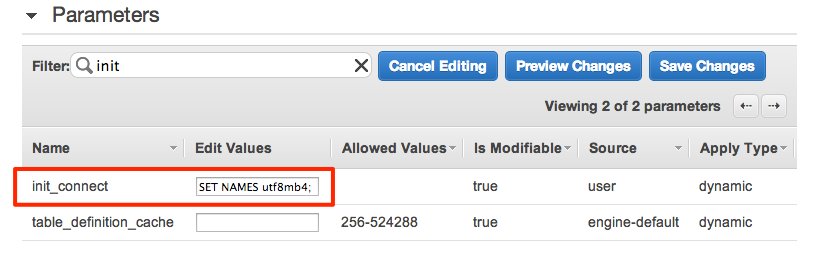 RDS MySQL5.5.33 で『utf8mb4』(4バイト対応UTF-8文字コードセット)を試してみた | DevelopersIO