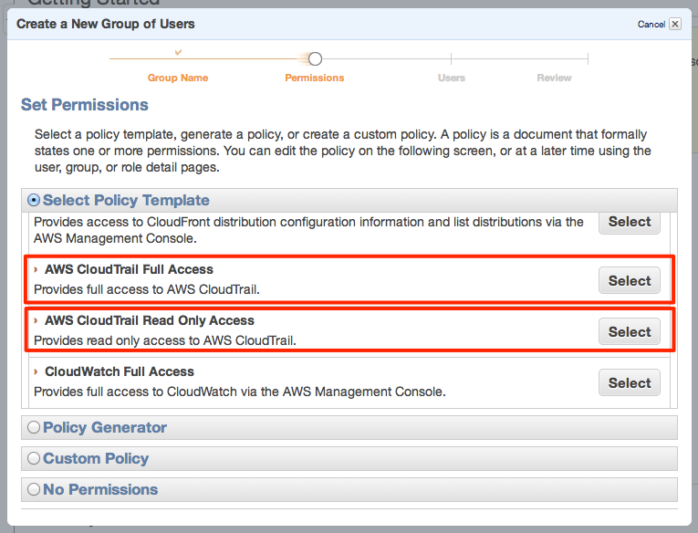 新サービス『AWS CloudTrail』のユーザーガイドを読んでみた / CloudTrailアクションへのアクセス制御 | DevelopersIO