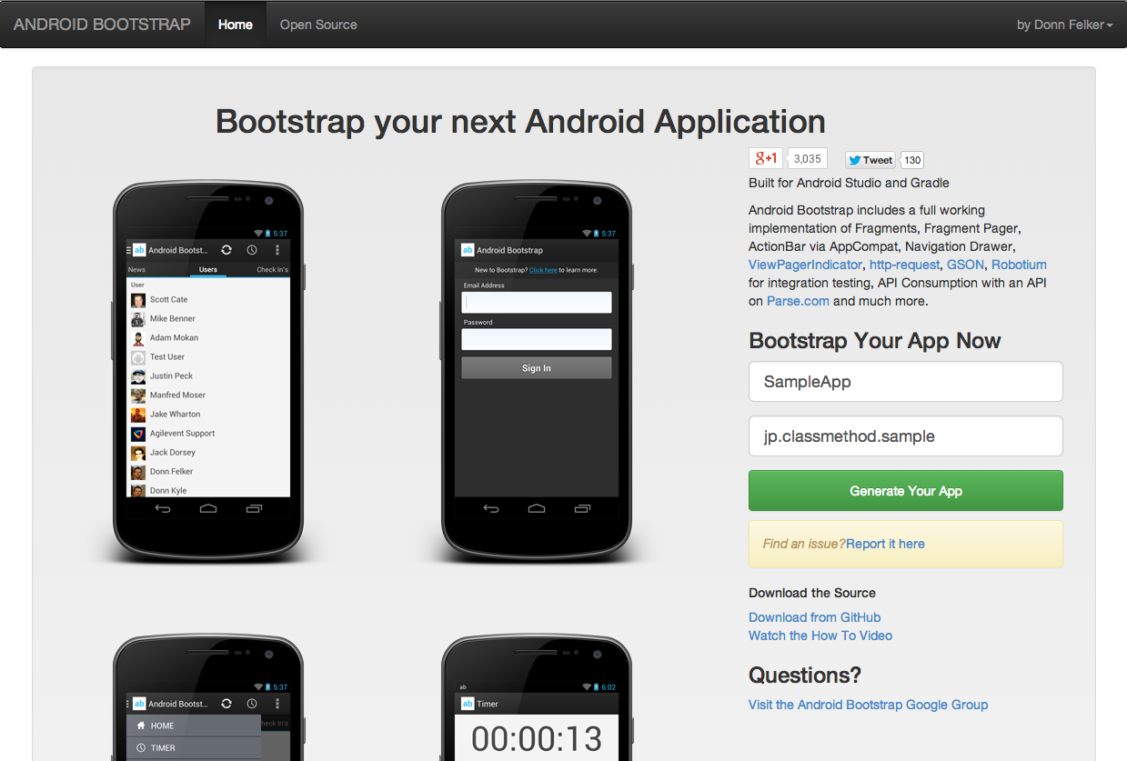 [Android Tips] 2つの Android Bootstrap で爆速開発！ | DevelopersIO