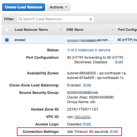 [新機能] AWS Elastic Load Balancing(ELB)のタイムアウト値を変更する | DevelopersIO