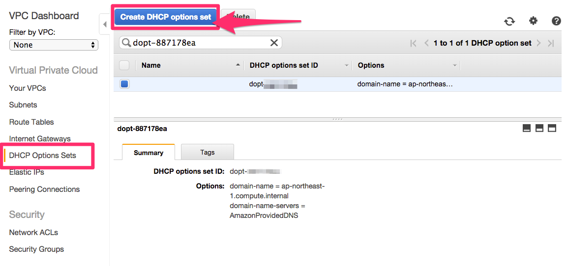 DHCP Options Setを使ってメンバーサーバを追加する – Active Directory on AWS(8 ...