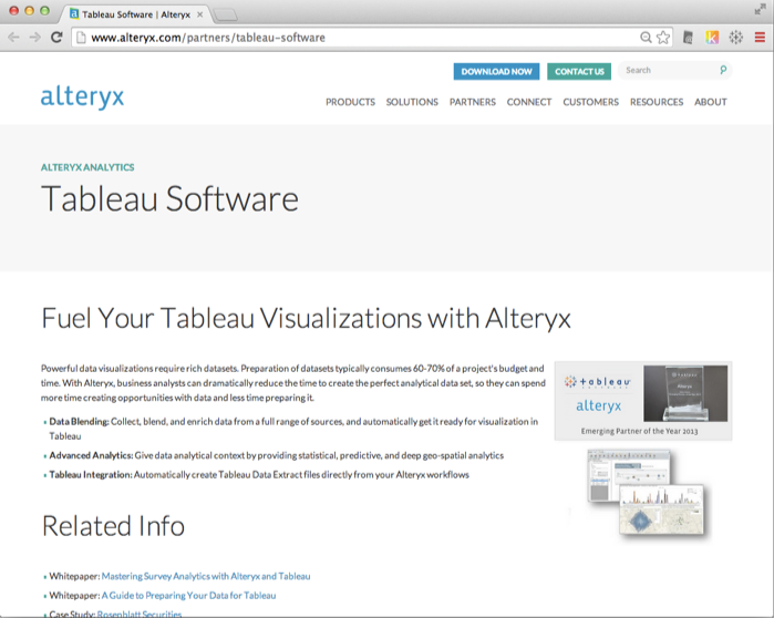 Alteryx Visual Analytics Kit for TableauでTableau&Alteryx連携を実現｜Tableau ...