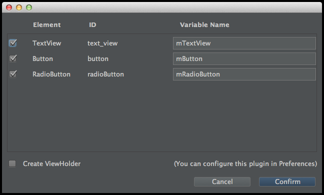 [Android]ButterKnife の View Injection コードを一発自動生成するプラグイン『ButterKnifeZelezny』 | DevelopersIO