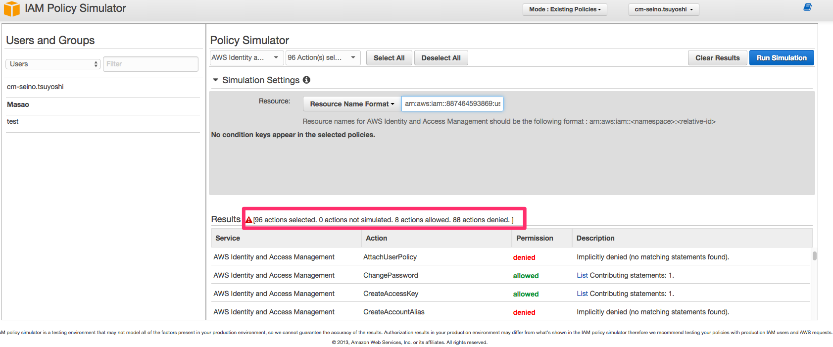 IAM Policy Simulatorを使ってManaged Policyをテストする | DevelopersIO