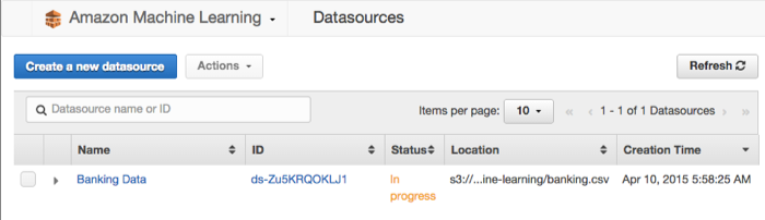 【新サービス】Amazon Machine Learningを試してみた #AWSSummit #AmazonML | DevelopersIO