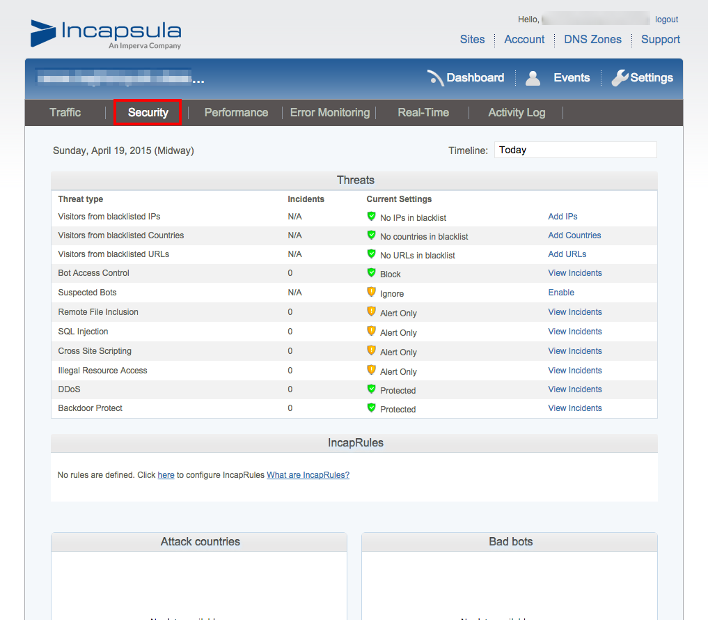 クラウドWAFのImperva Incapsulaを試してみた（その1） | DevelopersIO
