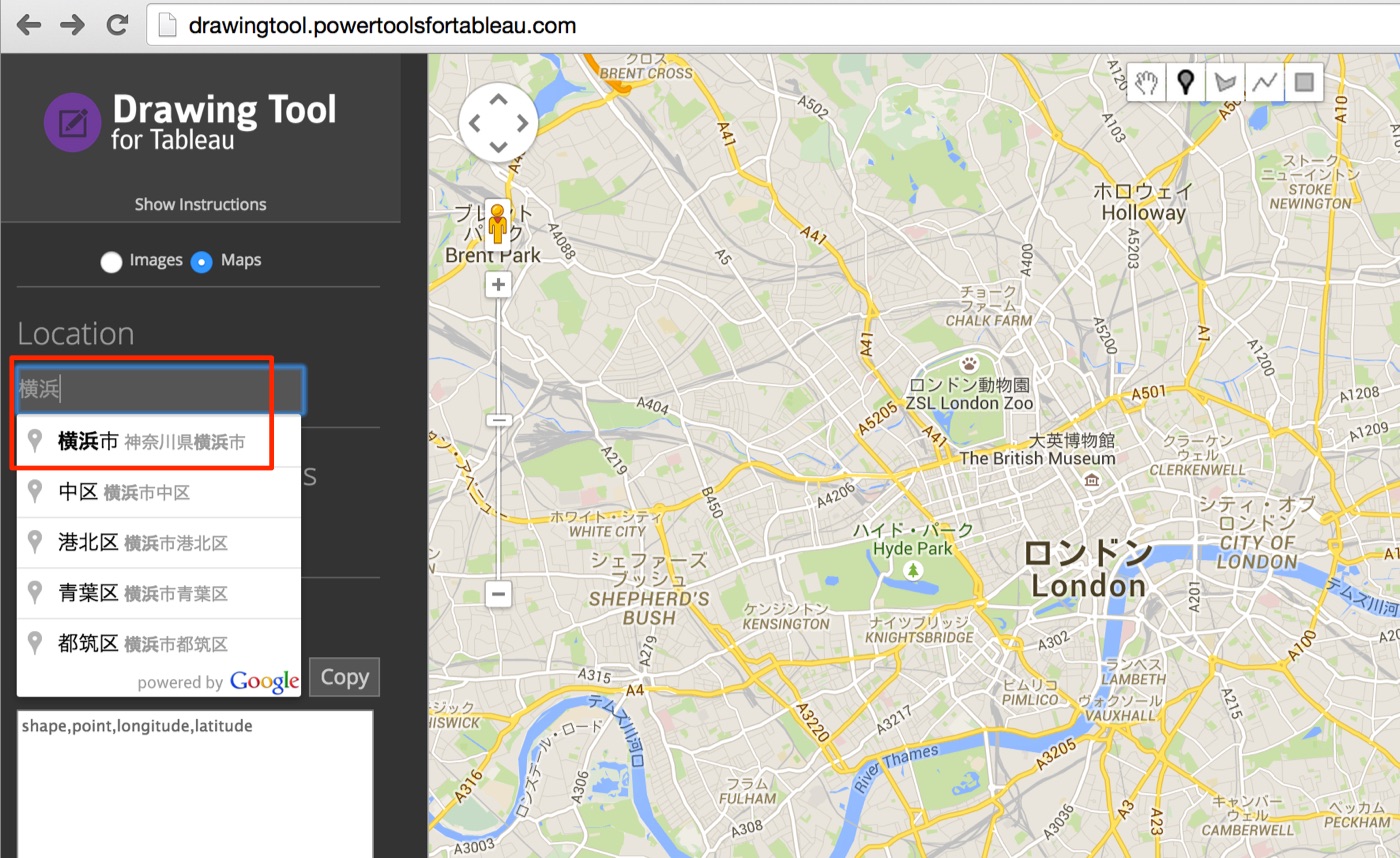『Drawing Tool For Tableau』でポリゴン等の地理情報を簡単生成 | DevelopersIO