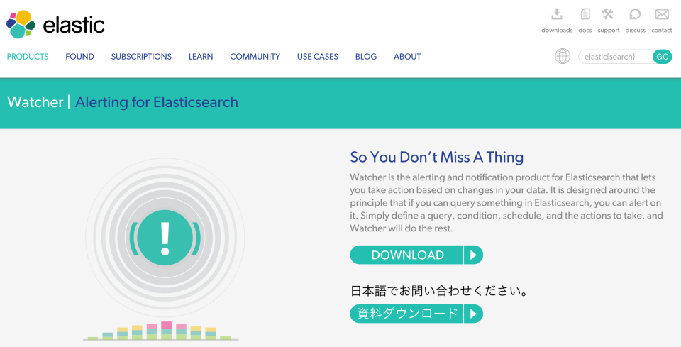 Elasticsearchのアラート検知プラグイン「Watcher」を使ってみた | DevelopersIO