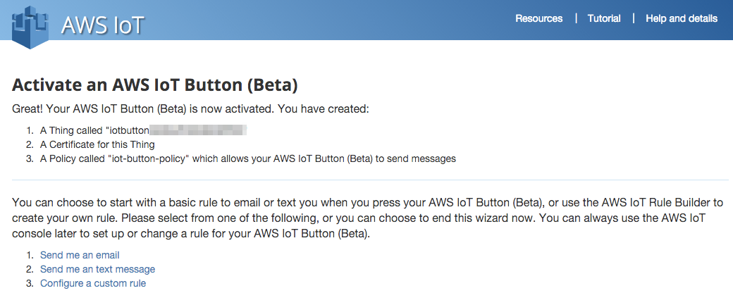 AWS IoT ButtonでAWS IoTを体験してみた！ #reinvent | DevelopersIO