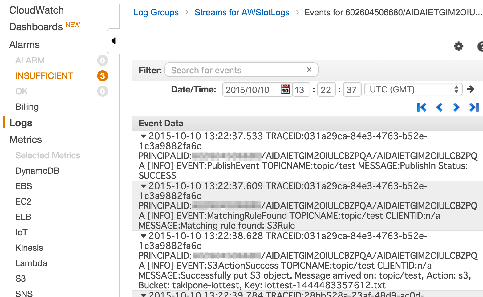 AWS IoTのログをCloudWatch Logsで取得する #reinvent | DevelopersIO