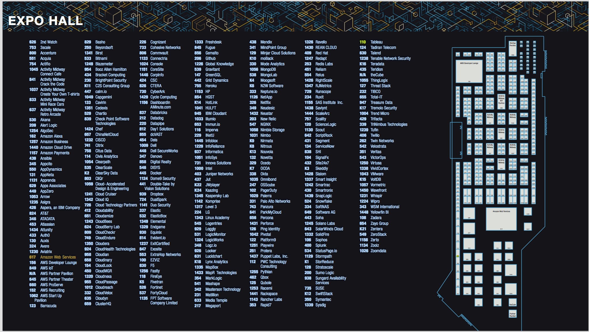 AWS re:Invent 2015の詳細なフロアマップが公開されました #reinvent | DevelopersIO