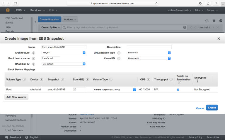 Instance Store-Backed なインスタンスから EBS-Backed 向けのAMIをつくる | DevelopersIO