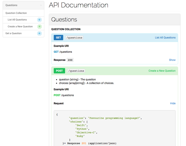 Api Blueprintでapiドキュメントを作成してgithub、travisci、s3で運用する Developersio