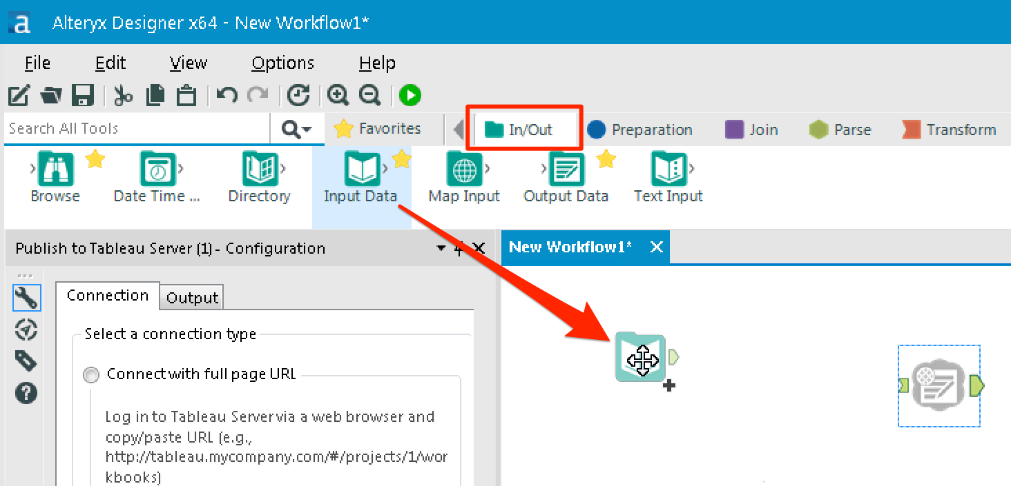 AlteryxのTableauワークフロー『Publish to Tableau Server Tool』を試してみる #alteryx | DevelopersIO