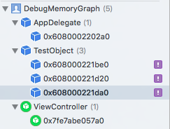 [Xcode 8][iOS 10] Xcode 8 の新機能！メモリ内の様子をビジュアル表示してくれる Debug Memory Graph ...