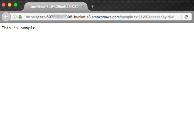【小ネタ】AWS CLIでS3のPre-Signed URLを生成できるようになっていました！ | DevelopersIO