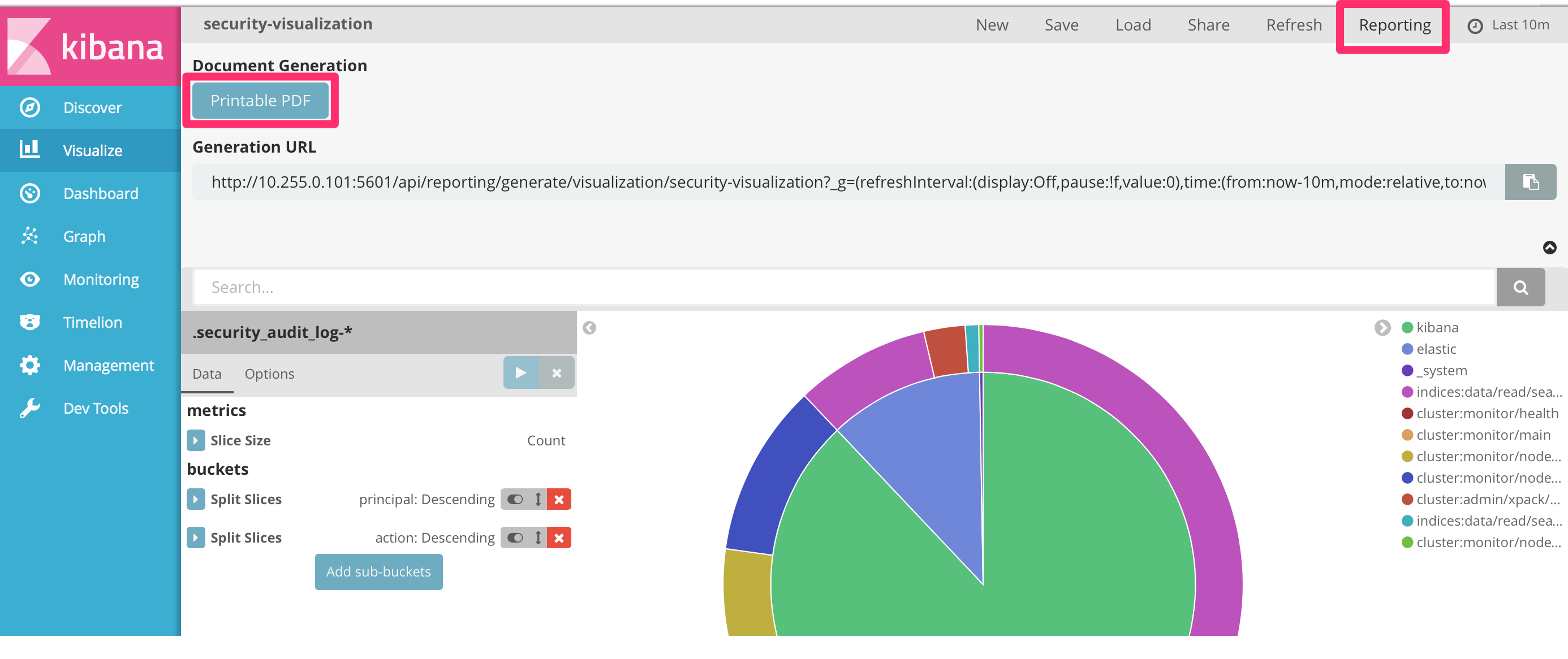 Elastic StackのX-Packを試す（Reporting編） | DevelopersIO