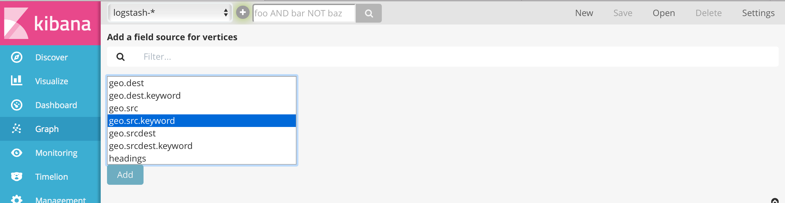 Elastic StackのX-Packを試す（Graph編） | DevelopersIO