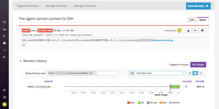 DatadogでサーバのSSH接続を監視する | DevelopersIO