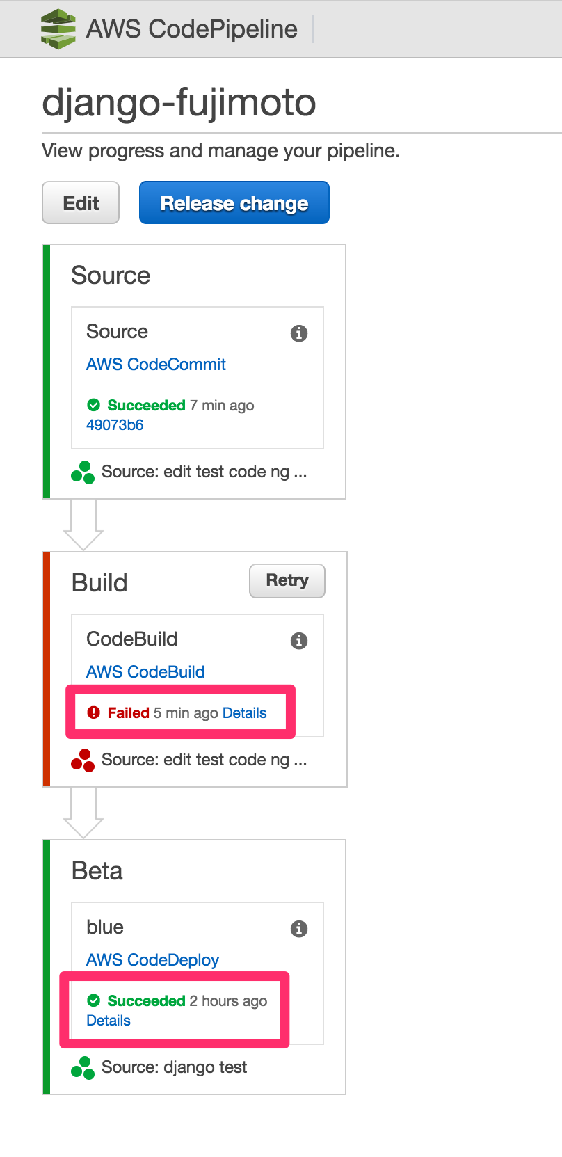 CodePipeline で CodeCommit/CodeBuild/CodeDeploy を繋げてデリバリプロセスを自動化してみた #reinvent | DevelopersIO