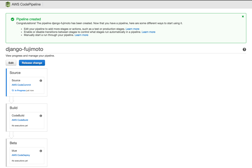 CodePipeline で CodeCommit/CodeBuild/CodeDeploy を繋げてデリバリプロセスを自動化してみた #reinvent | DevelopersIO