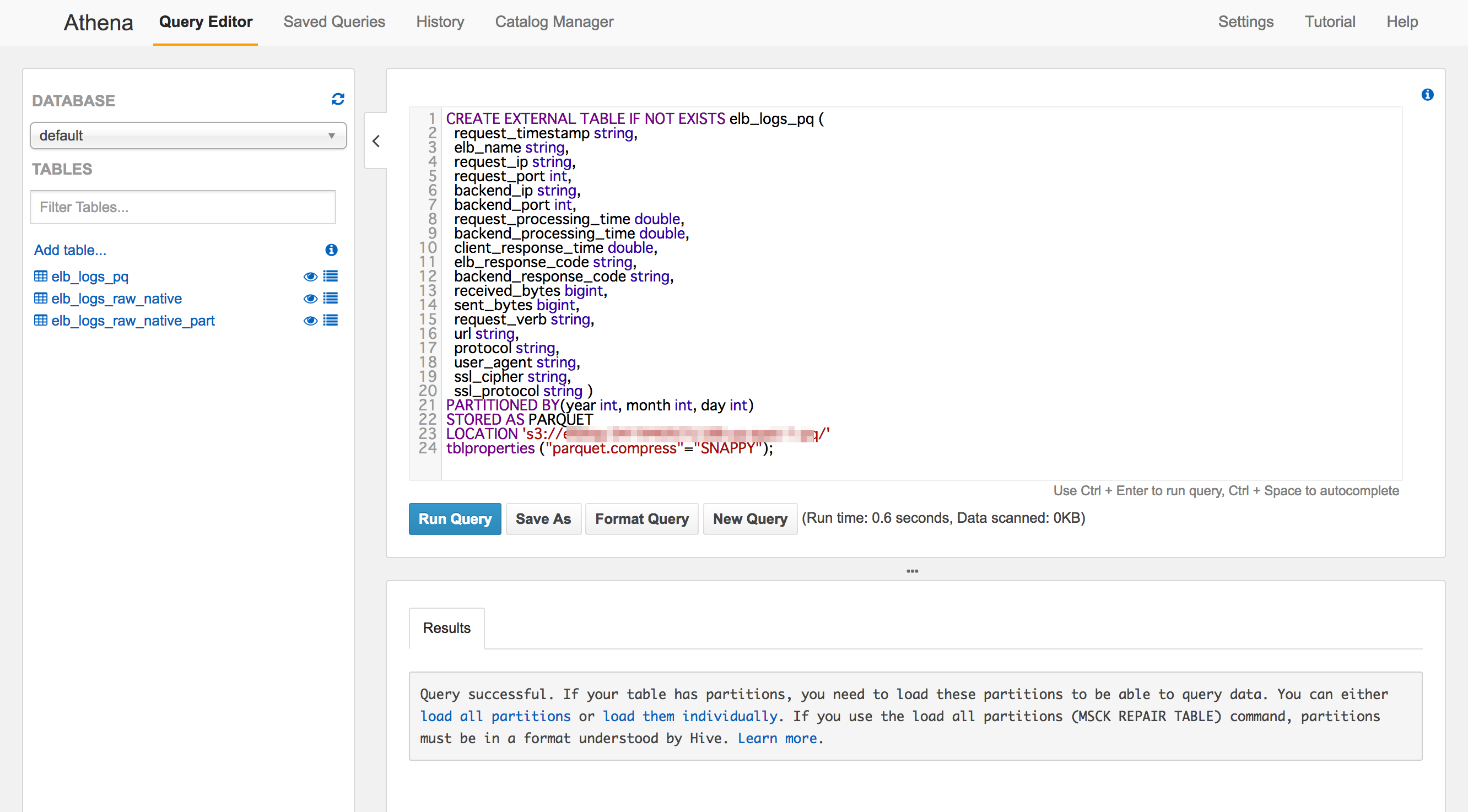 ELB のアクセスログを Parquet 形式に変換して、Amazon Athena からクエリする #reinvent | DevelopersIO