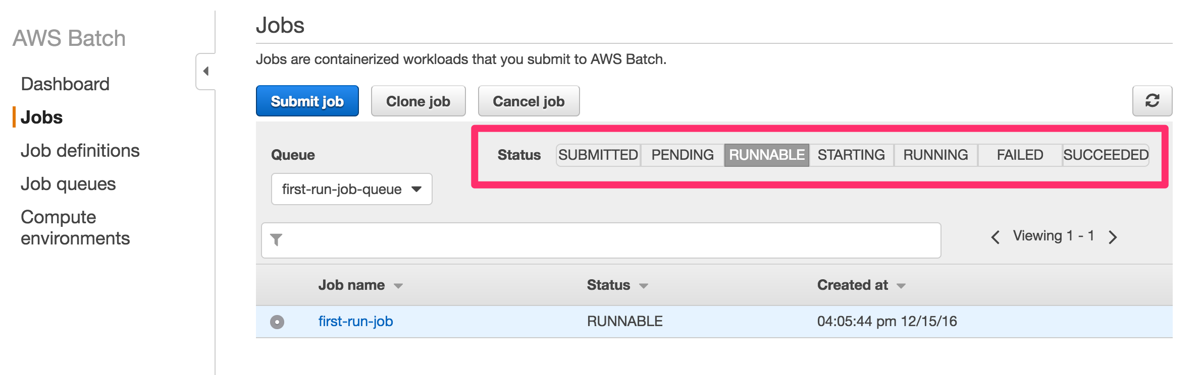 AWS Batchのプレビュー版を触ってみる #reinvent | DevelopersIO