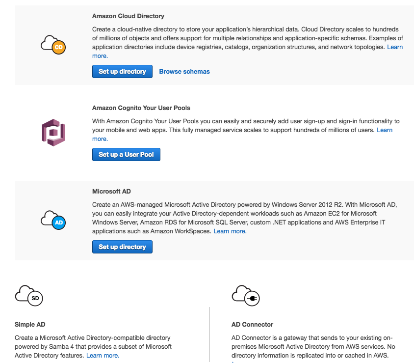Amazon Cloud Directoryがリリースされたので触ってみました – 管理コンソールから新規作成 – | DevelopersIO