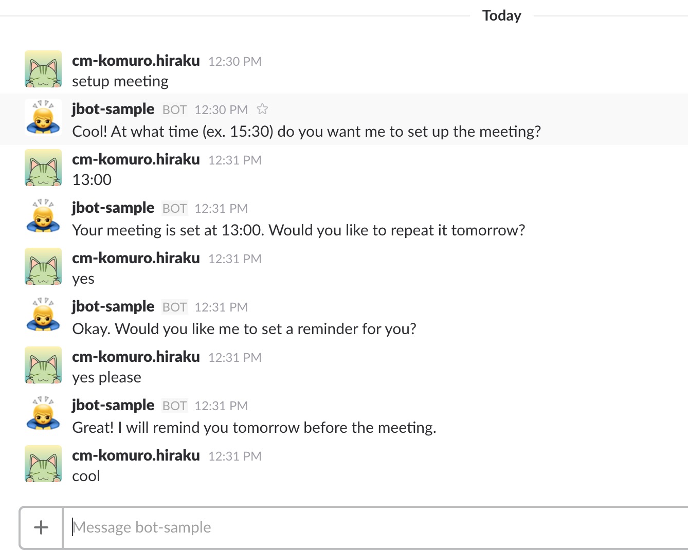 [Java] Getting Started JBot | DevelopersIO