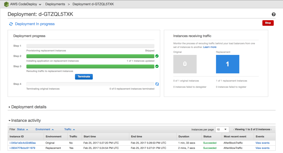 CodeDeploy で非 AutoScaling のインスタンスへの Blue/Green デプロイを試してみた | DevelopersIO