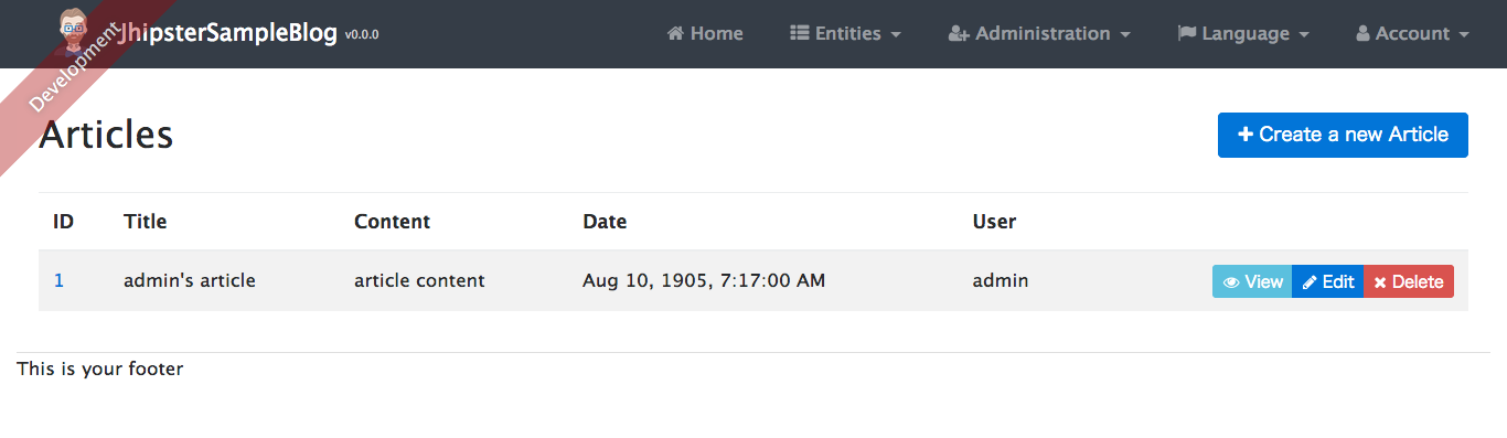 [Java]JHipsterでscaffoldをやってみる | DevelopersIO