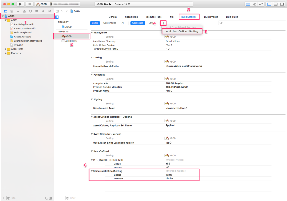 [小ワザ][Xcode] Info.plistからBuild SettingsのUser Defined Setting項目を参照させて、Build Configurationごとの挙動を ...