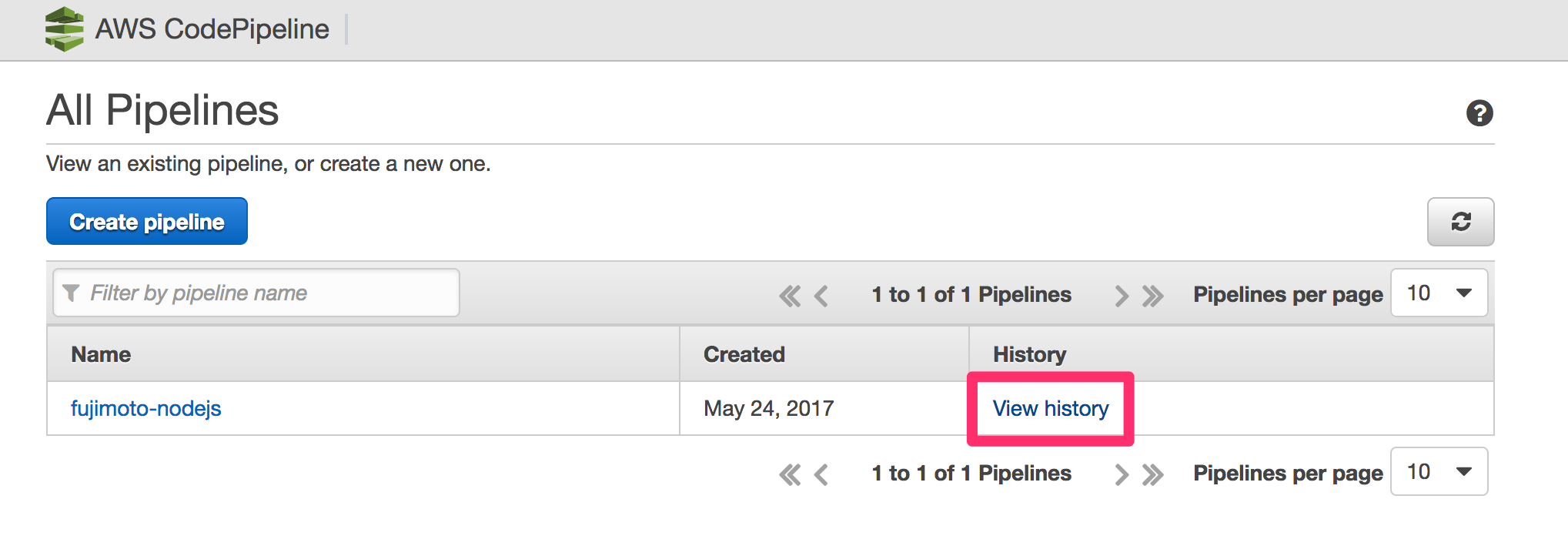 【アップデート】AWS CodePipeline で実行履歴を閲覧できるようになりました | DevelopersIO