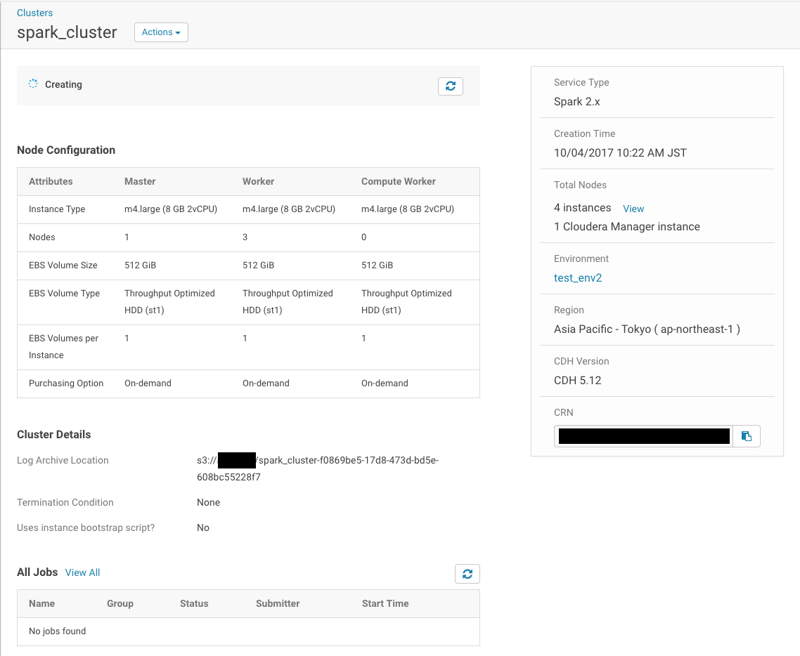 Cloudera Altusを使ってみた | DevelopersIO