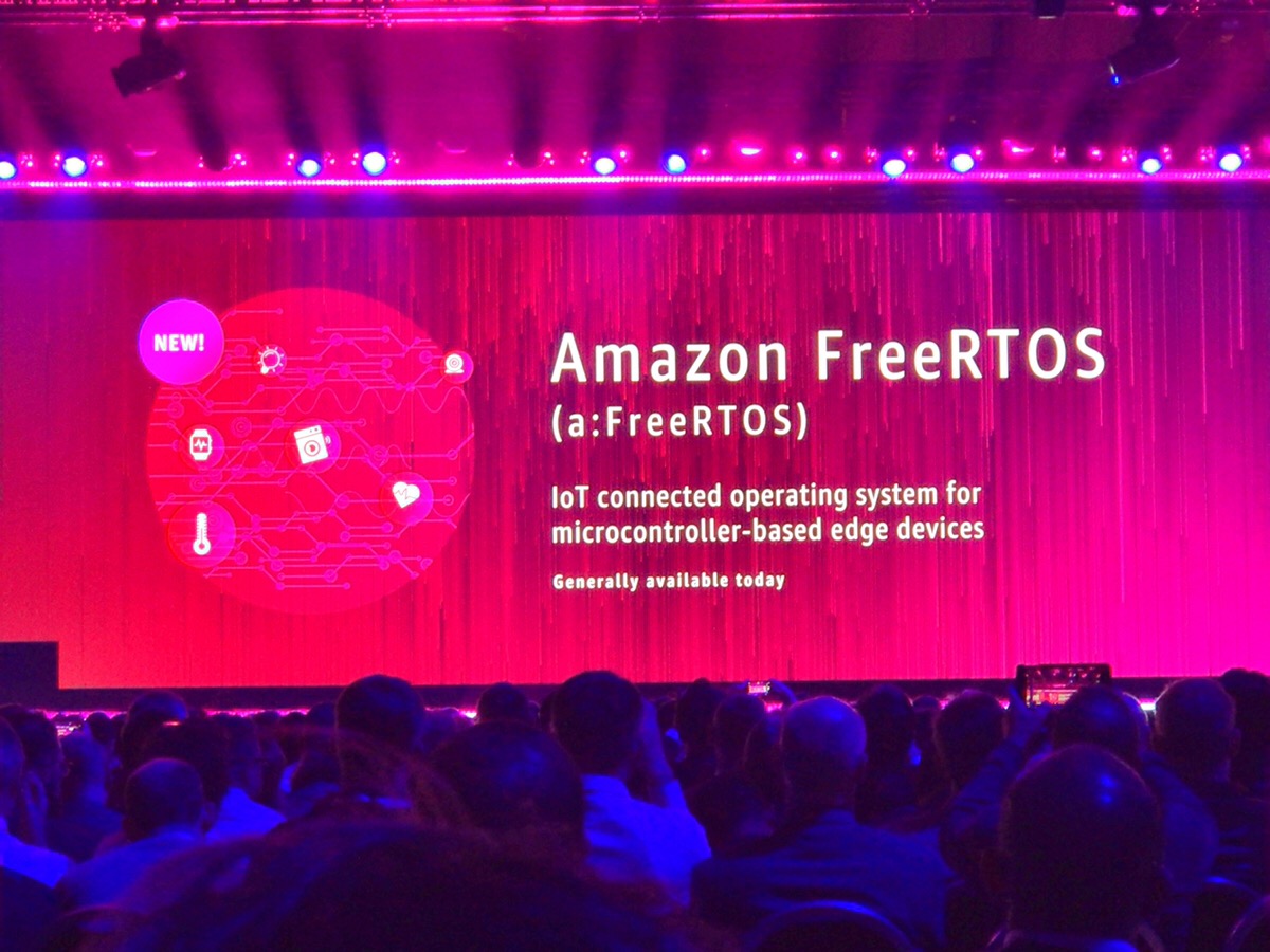 【速報】IoTデバイスのOS「Amazon FreeRTOS」が発表されました #reinvent | DevelopersIO