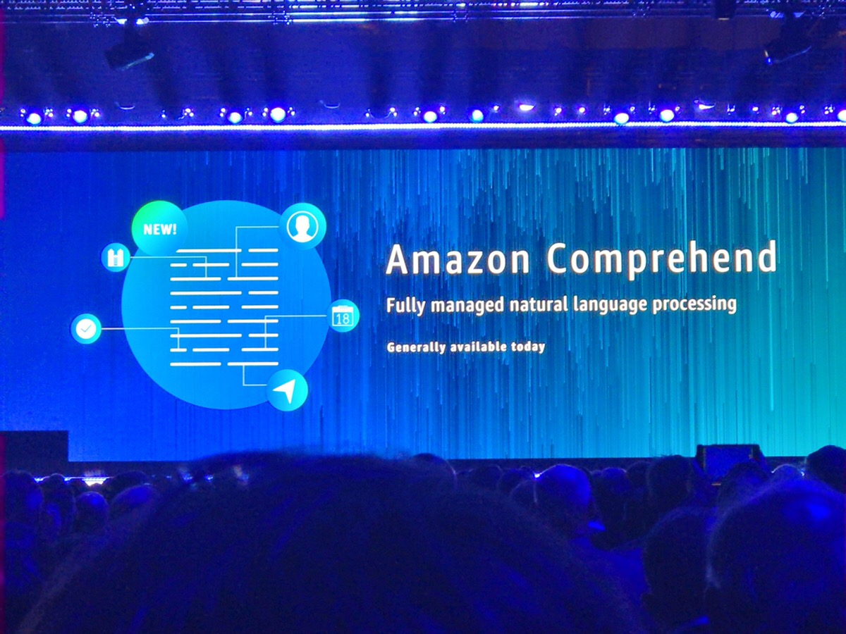 【速報】AWSの自然言語処理サービス、Amazon Comprehendが発表されました！ #reinvent | DevelopersIO