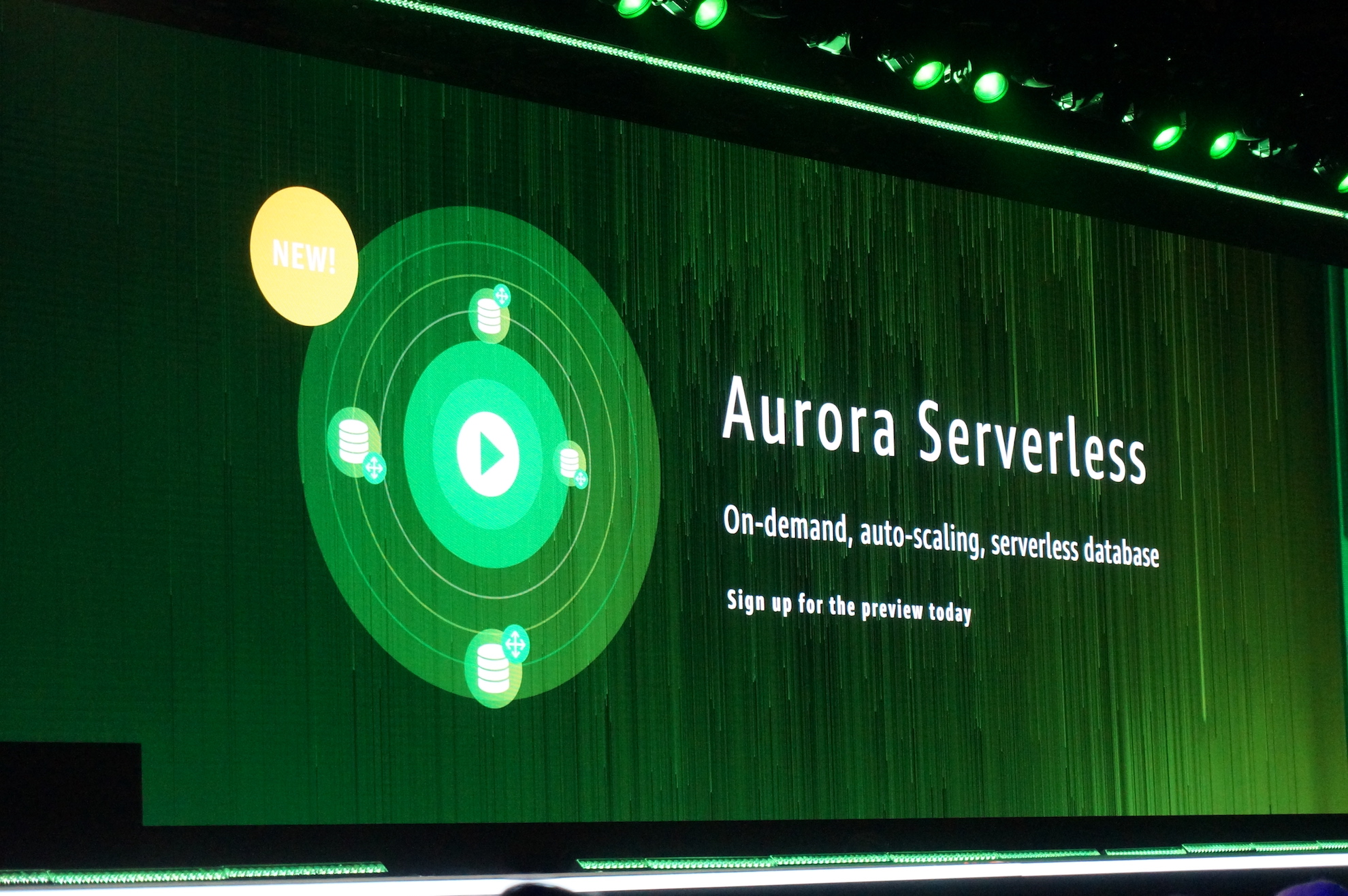 【速報】新しいDBサービスAurora Serverlessが発表されました！ #reinvent | DevelopersIO