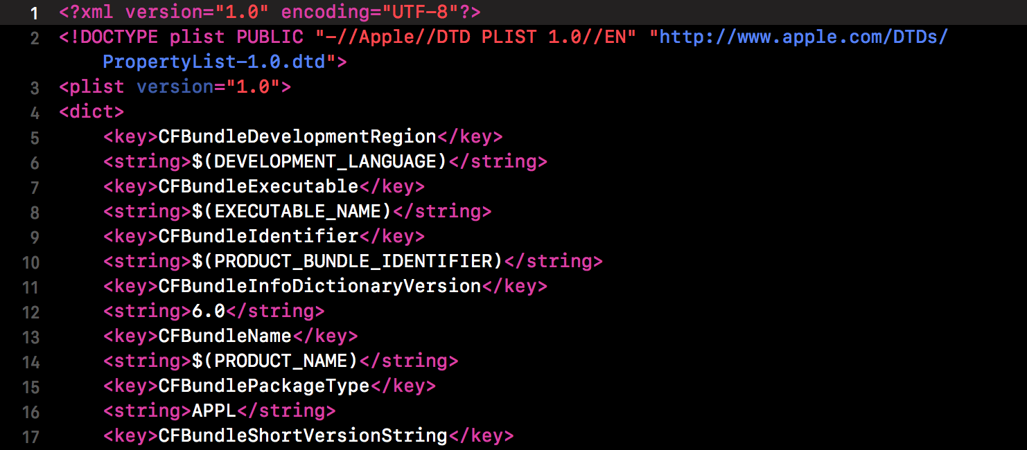 XcodeでInfo.plistのkey名を見る方法 | DevelopersIO
