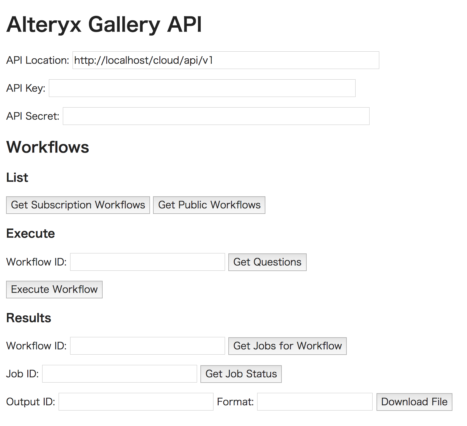 APIを使ったAlteryx Gallery(Server)へのアクセスについて | DevelopersIO