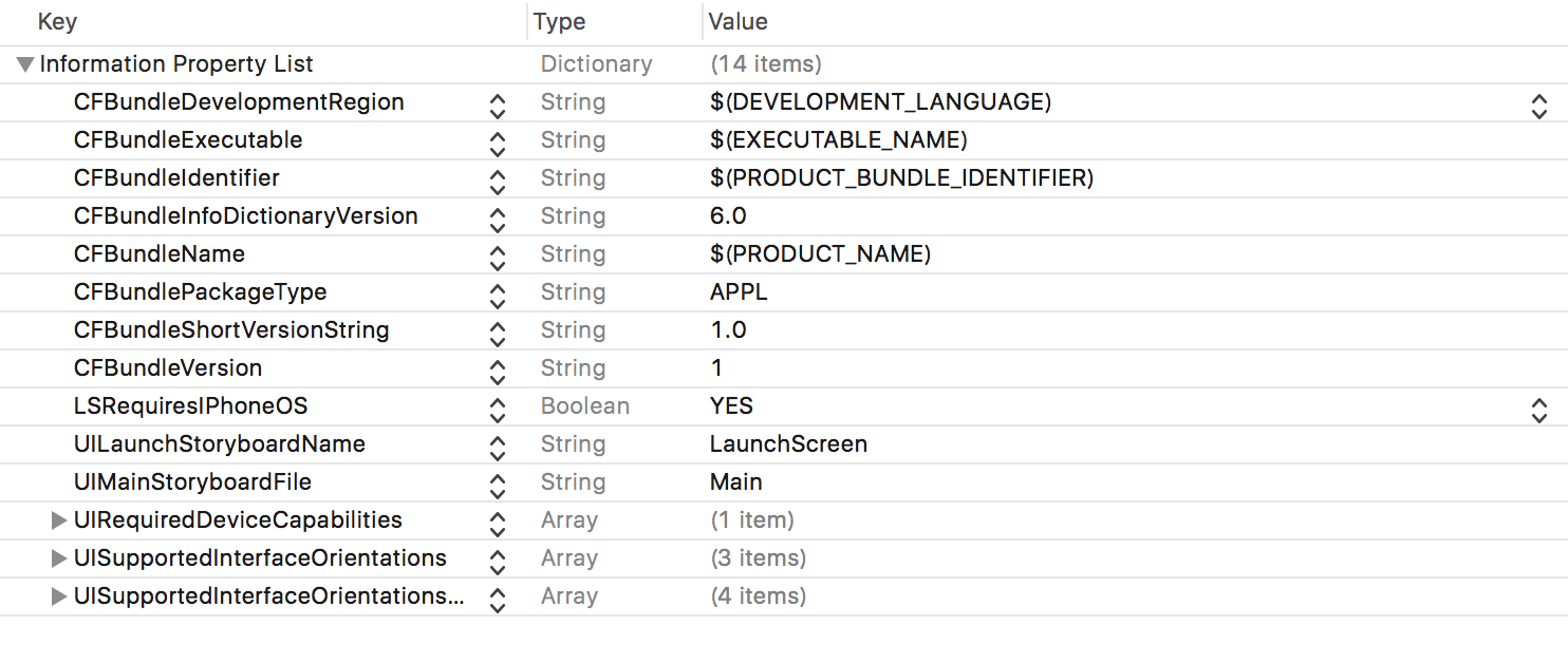 XcodeでInfo.plistのkey名を見る方法 | DevelopersIO