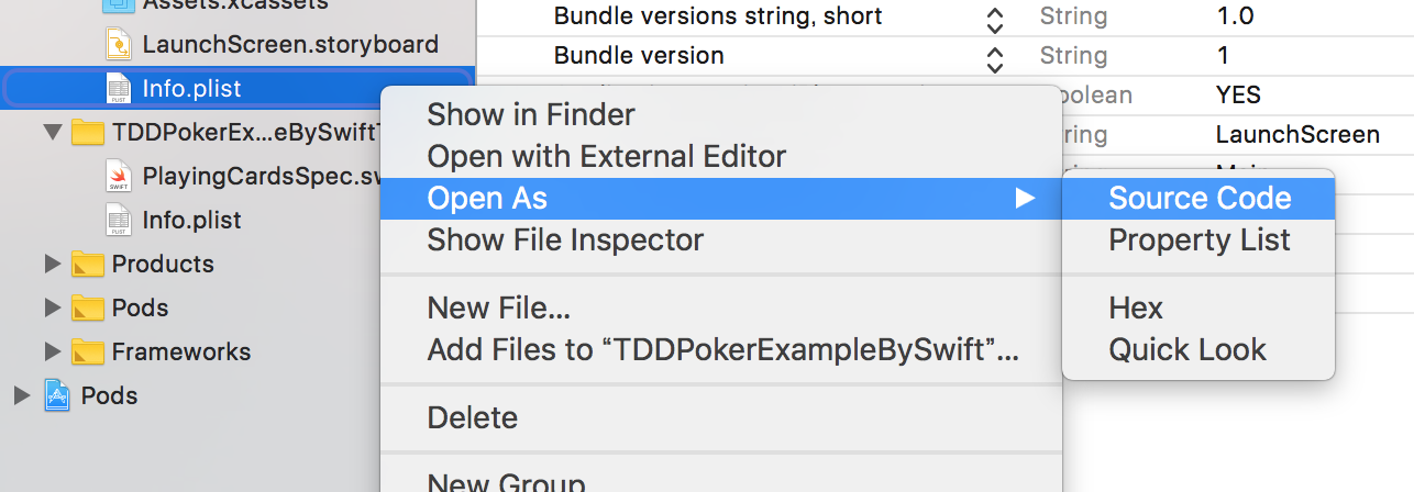 XcodeでInfo.plistのkey名を見る方法 | DevelopersIO