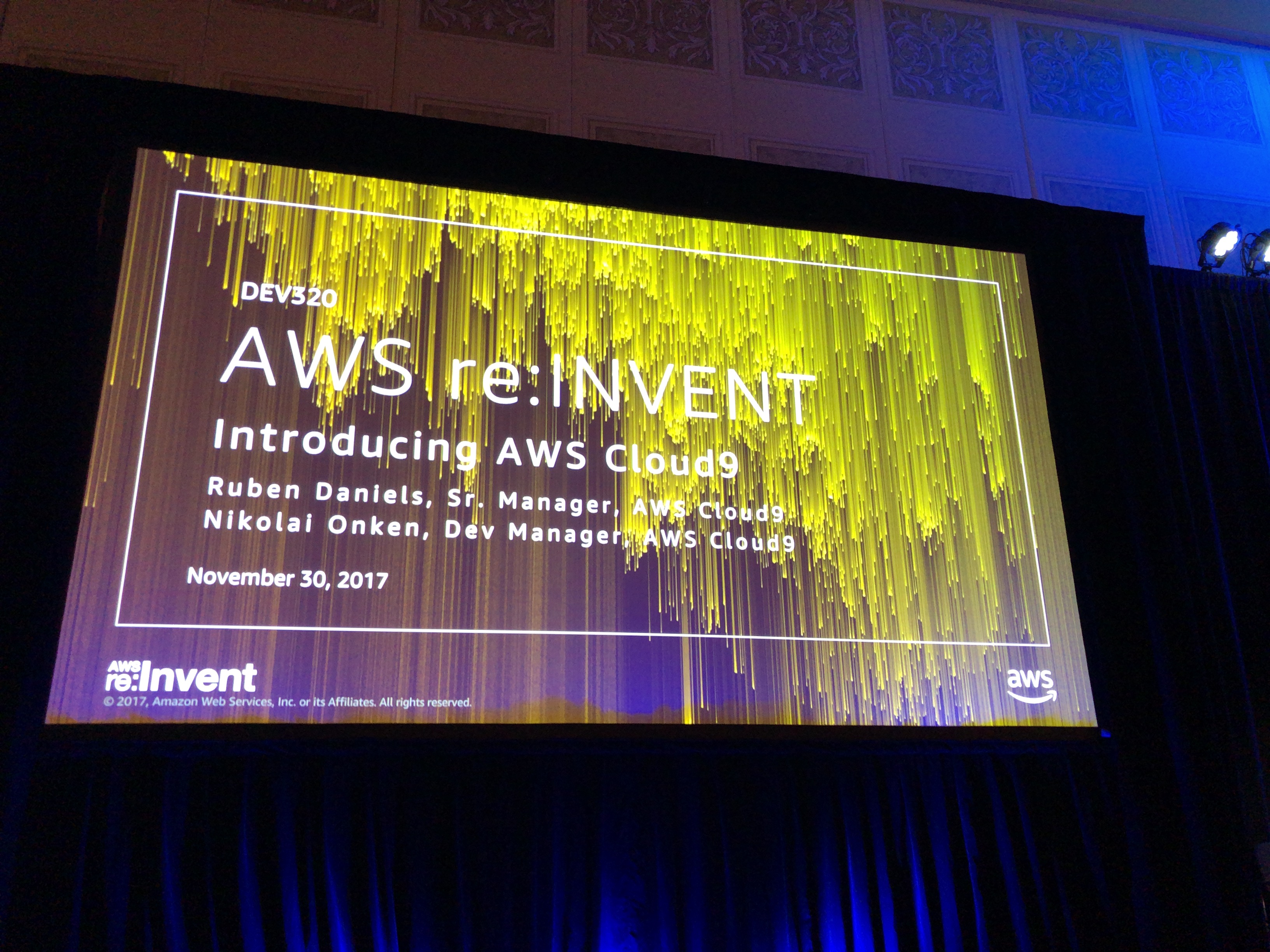 【レポート】AWS Cloud9 の紹介 #reinvent #DEV320 | DevelopersIO