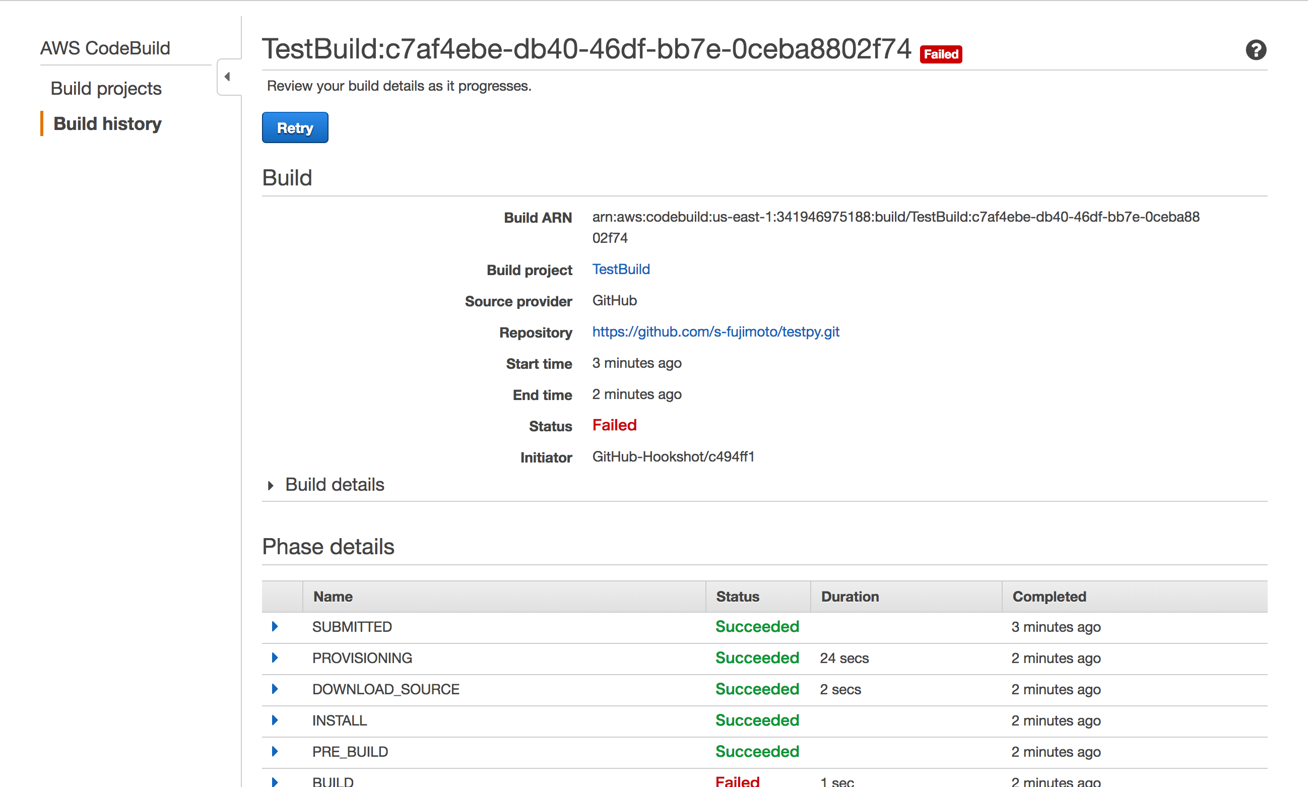 CodeBuild で GitHub のプルリクエストを自動ビルドして、結果を表示する | DevelopersIO