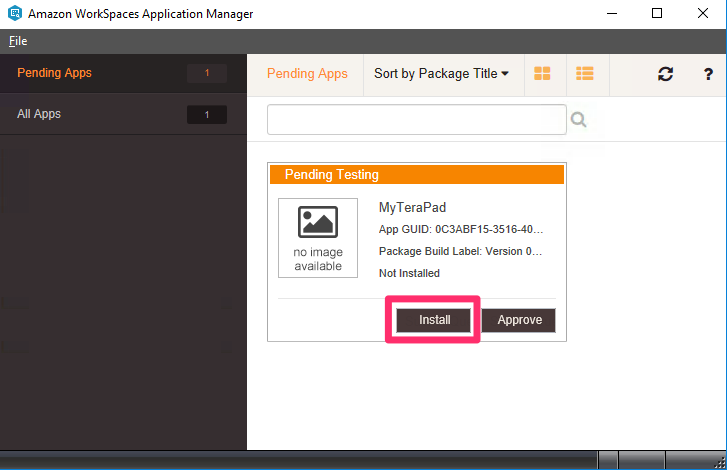 Amazon WorkSpaces Application Manager Admin Playerを使ってアプリケーションパッケージを検証・配布してみた | DevelopersIO