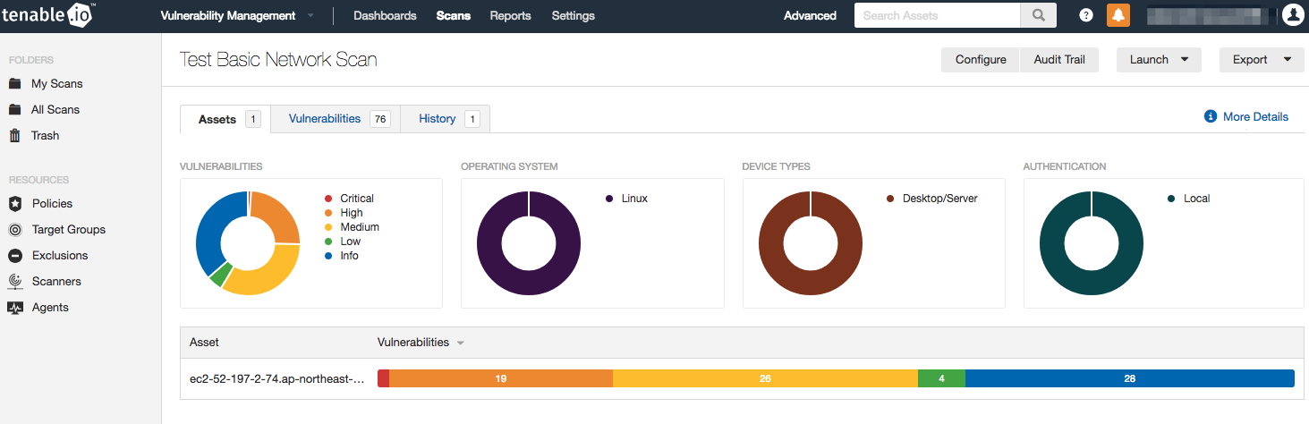 Tenable.ioのBasic Network Scanを実施してみた | DevelopersIO
