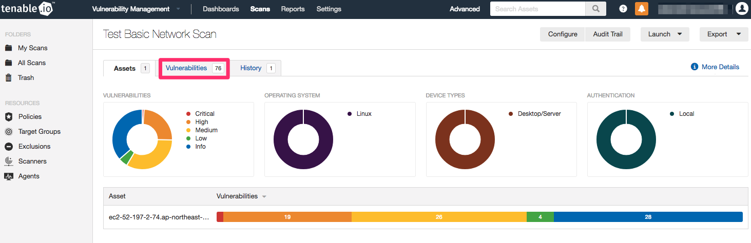 Tenable.ioのBasic Network Scanを実施してみた | DevelopersIO